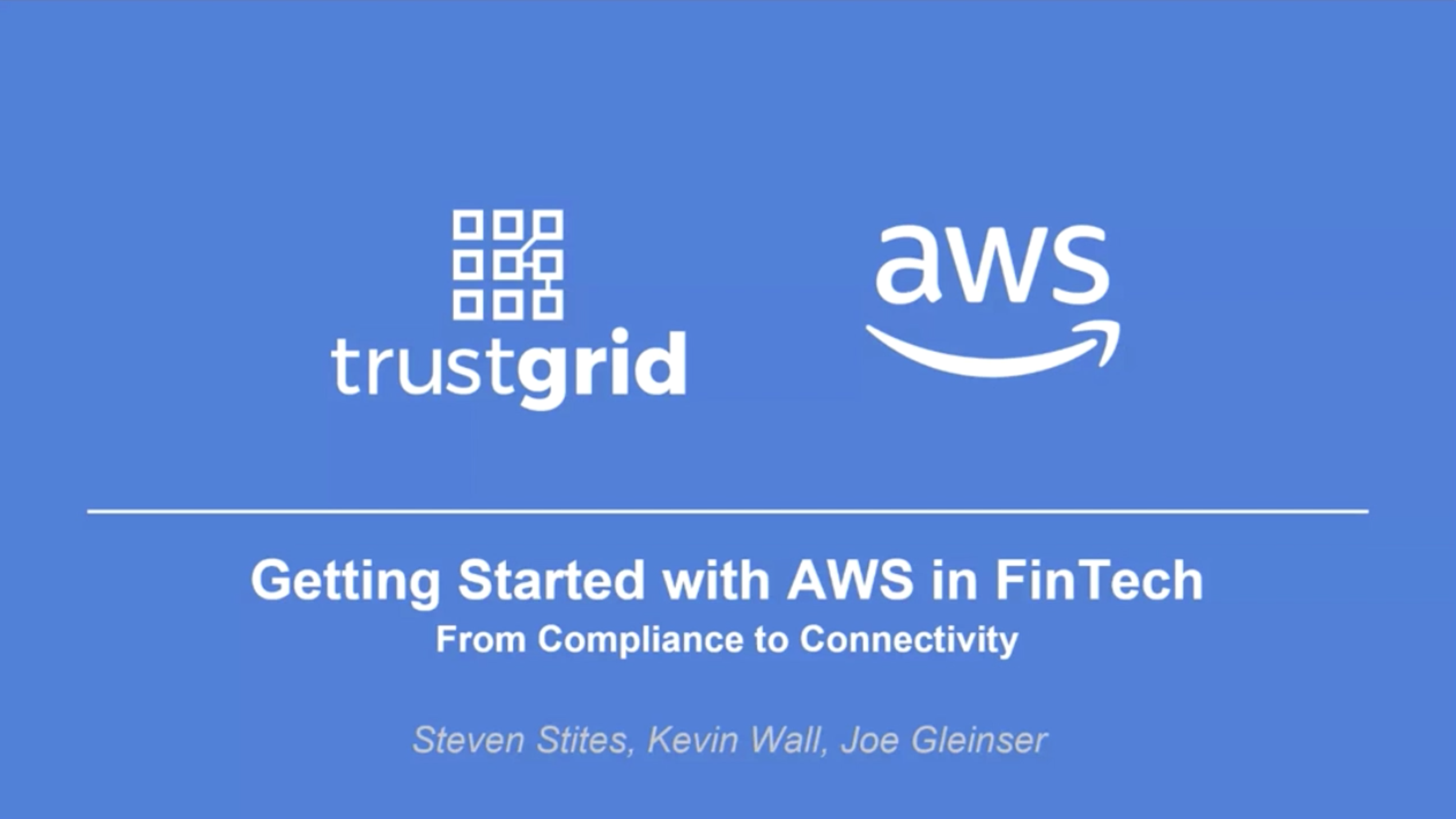 Getting Started with AWS for FinTech